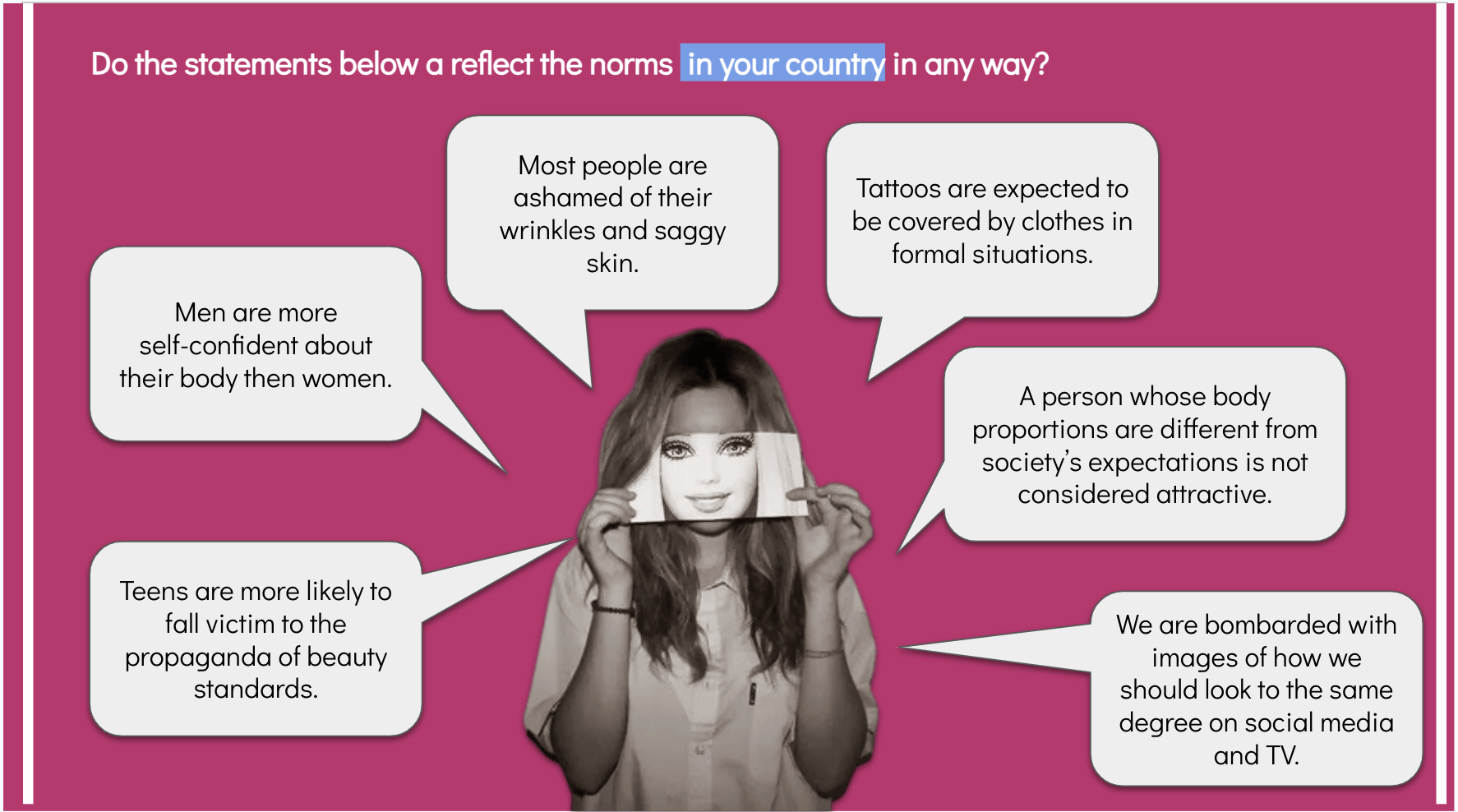 A free ESL Lesson Plan on Beauty Standards - Teacher Renata